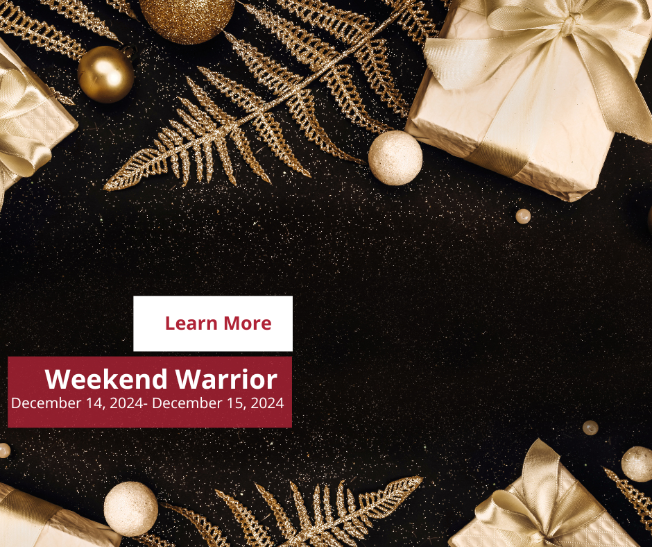 Weekend Warrior: December 14-15, 2024 | Amy Jones Group