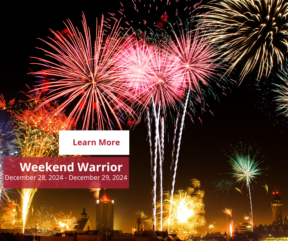 Weekend Warrior: December 28-29, 2024 | Amy Jones Group