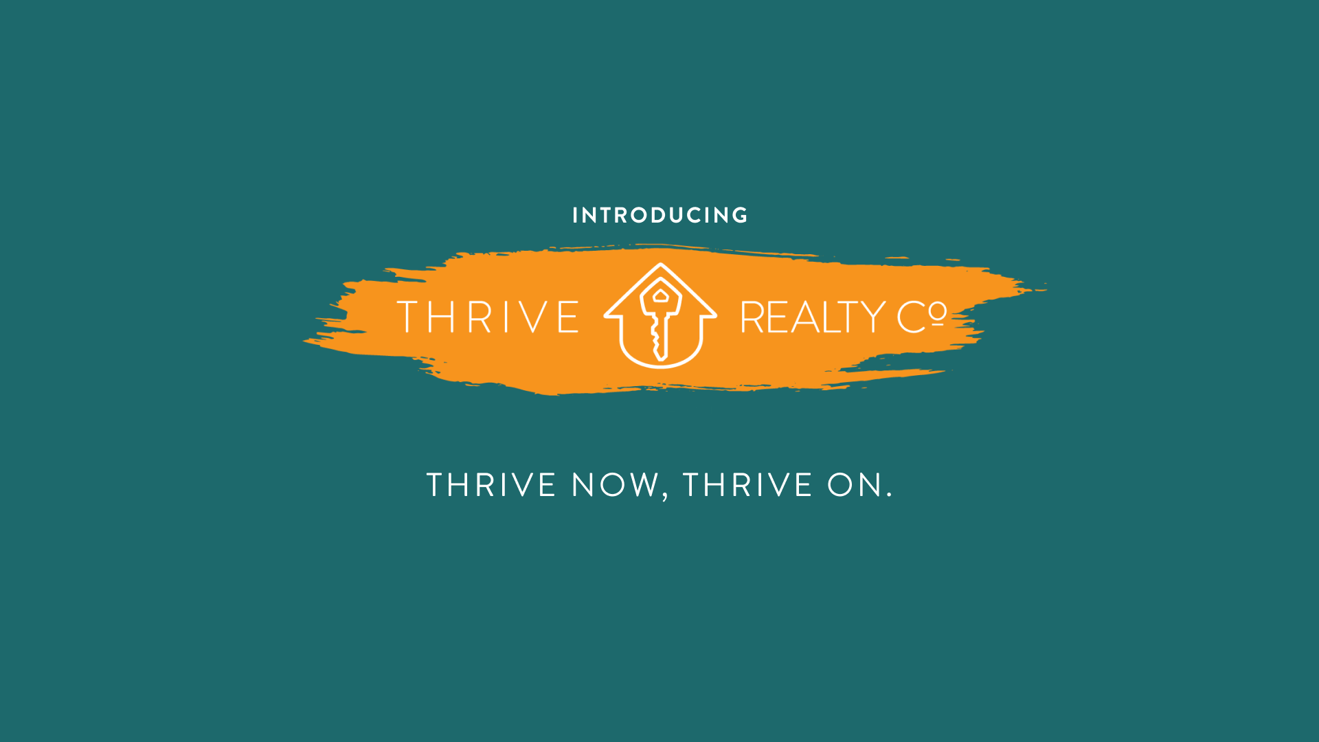 Thrive Home Splash Page