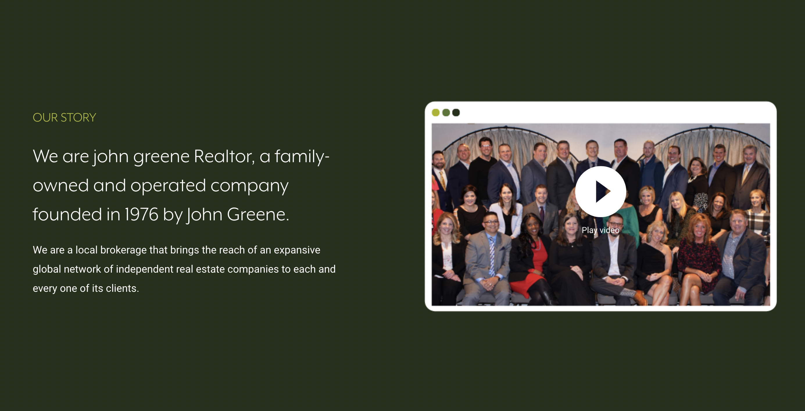 About | john greene Realtor