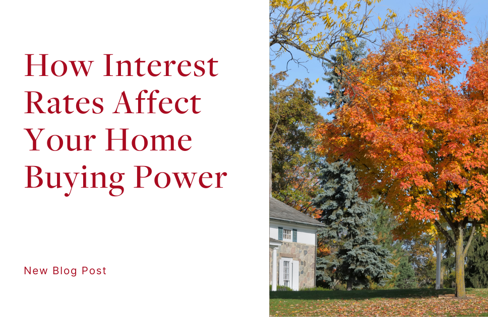 How Interest Rates Affect Your Home Buying Power