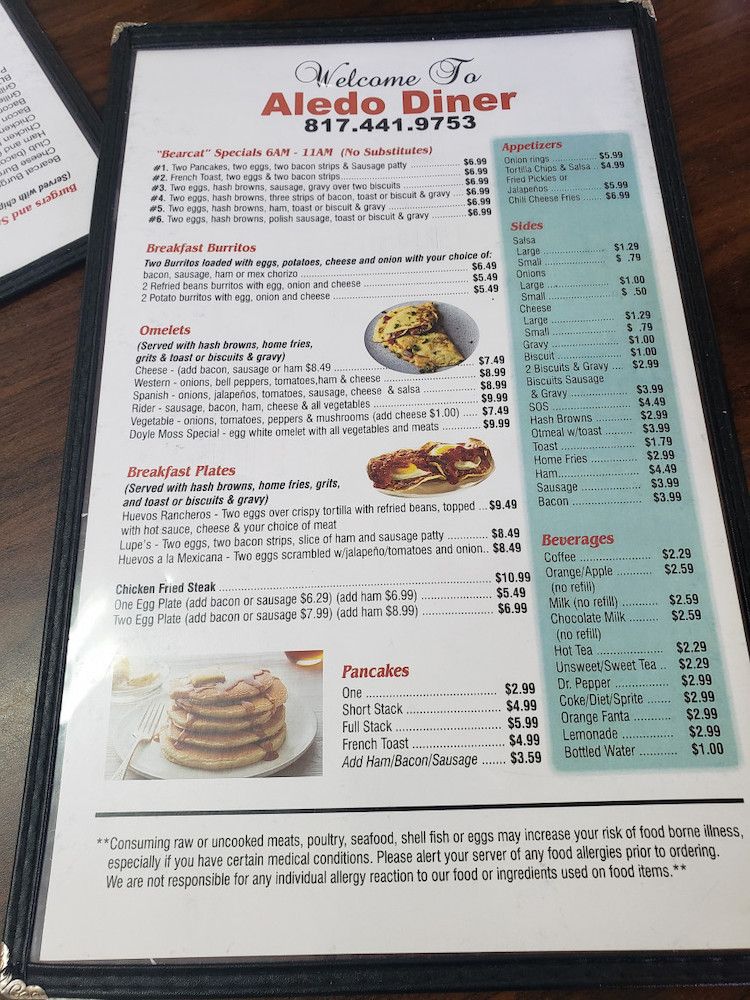 Lunch Review Aledo Diner