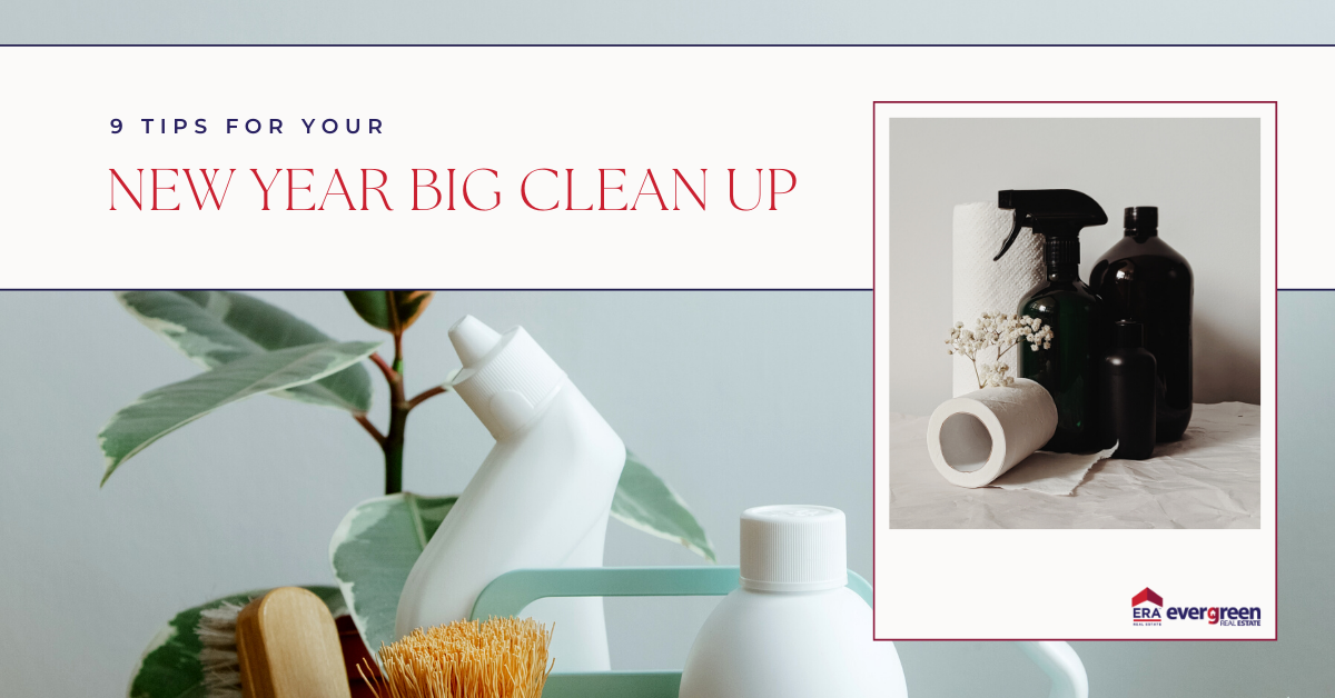 9 Tips for Your New Year Big Clean Up