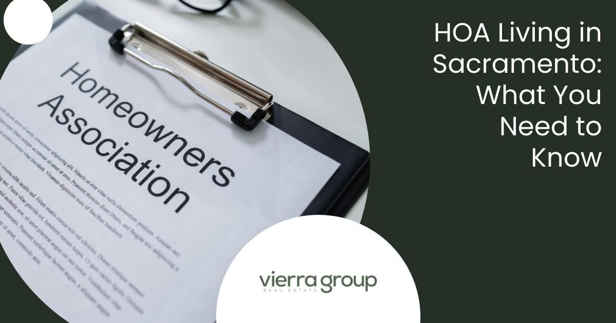 HOA Living in Sacramento: What You Need to Know