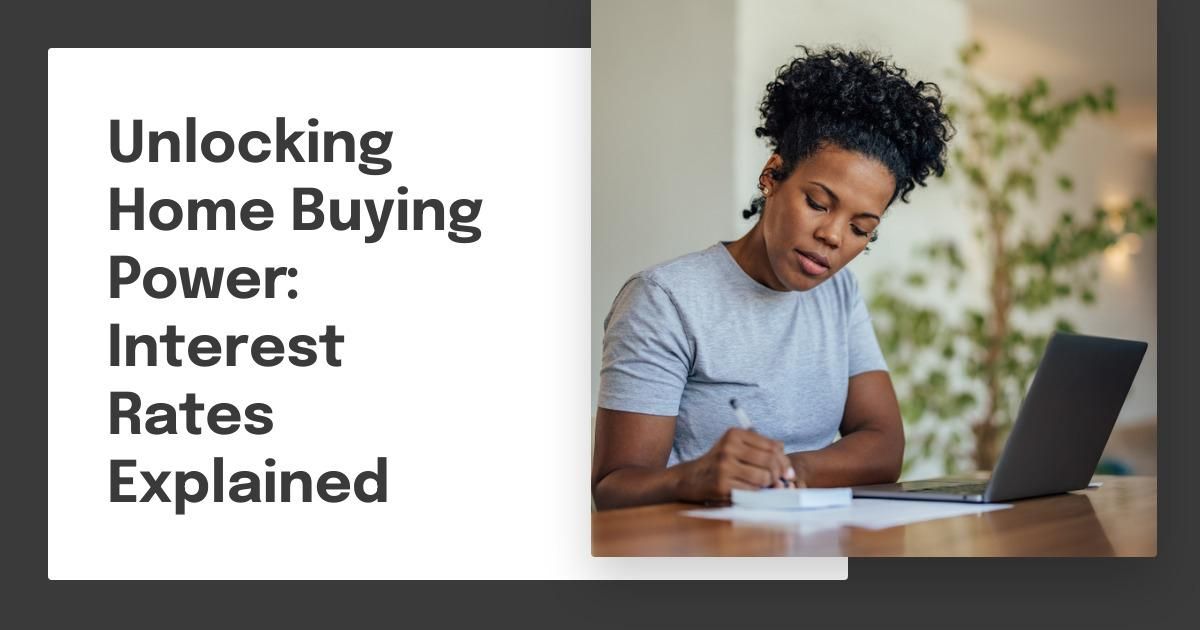 Unlocking Home Buying Power: Interest Rates Explained