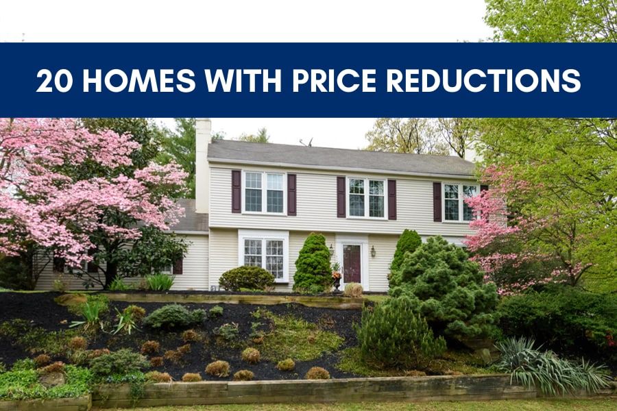 20 Main Line Homes with Price Reductions