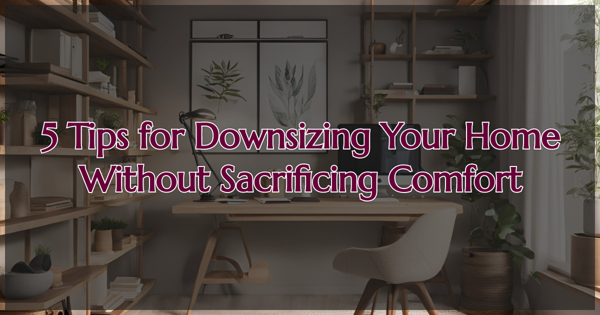5 Tips for Downsizing Your Home Without Sacrificing Comfort