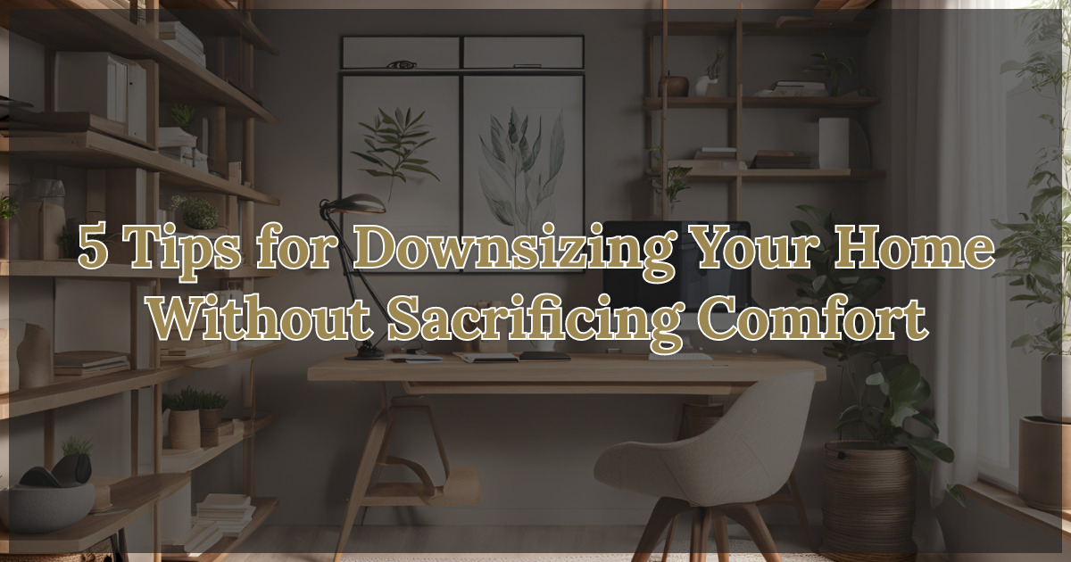 5 Tips for Downsizing Your Home Without Sacrificing Comfort