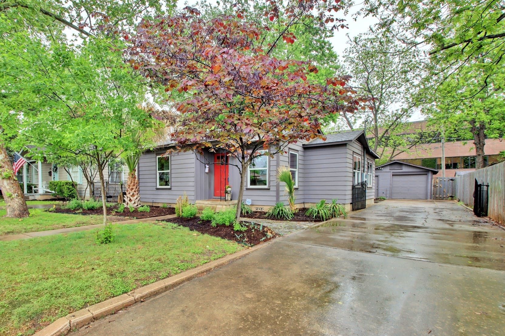 Vibrant cottage for sale in Austin's Rosedale neighborhood