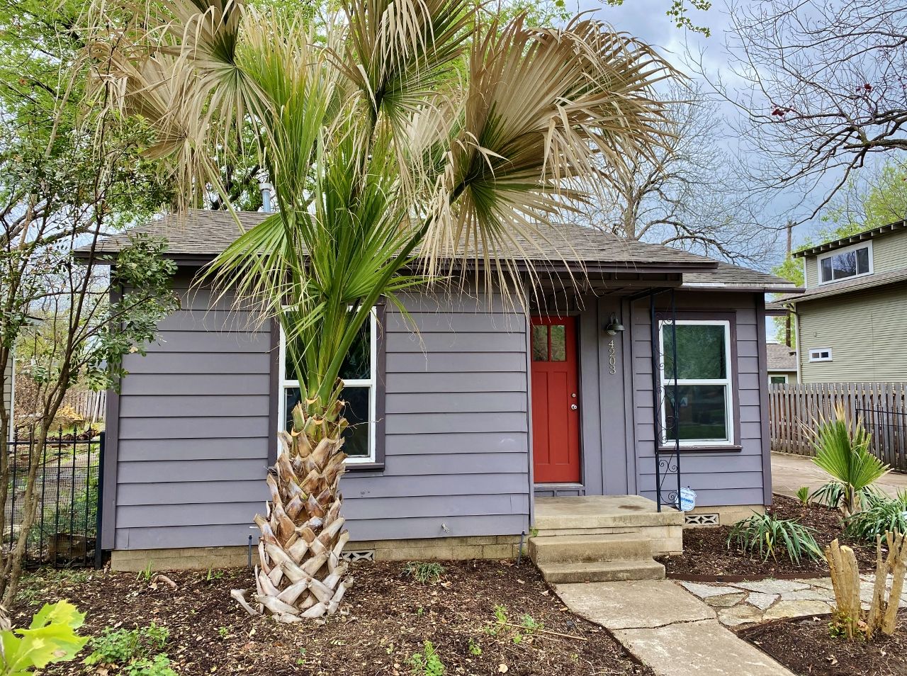 Vibrant cottage for sale in Austin's Rosedale neighborhood