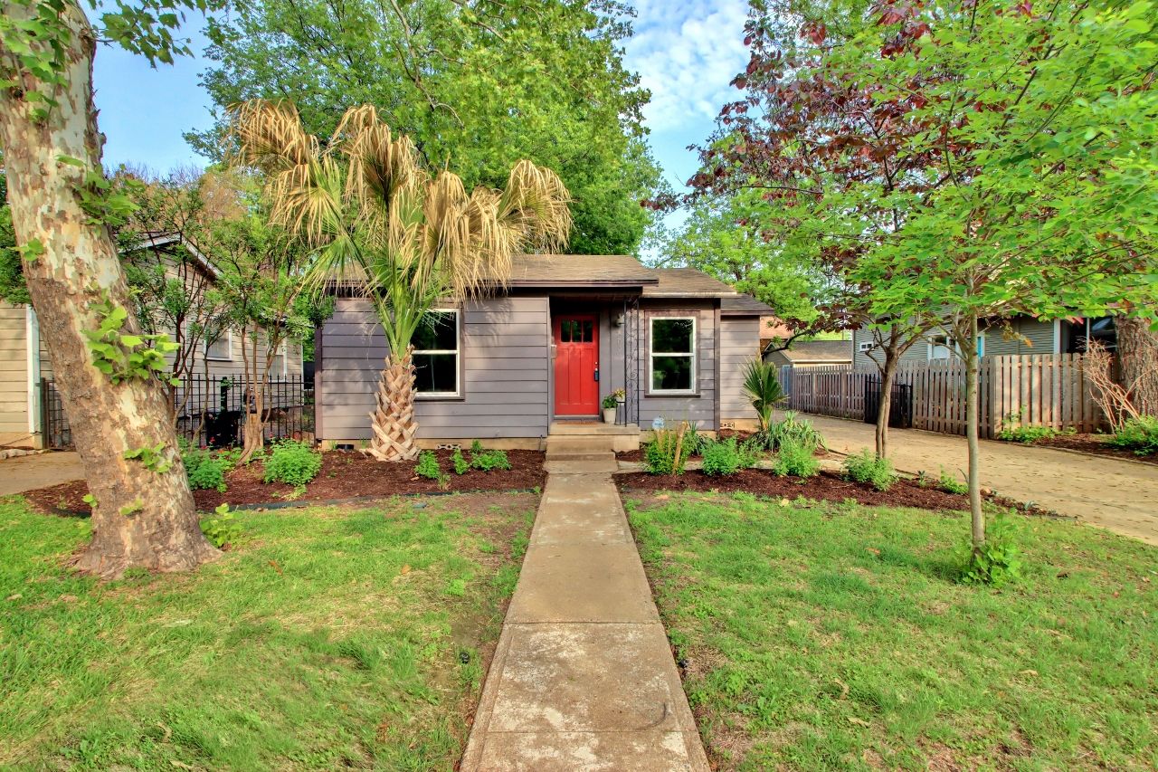 Vibrant cottage for sale in Austin's Rosedale neighborhood