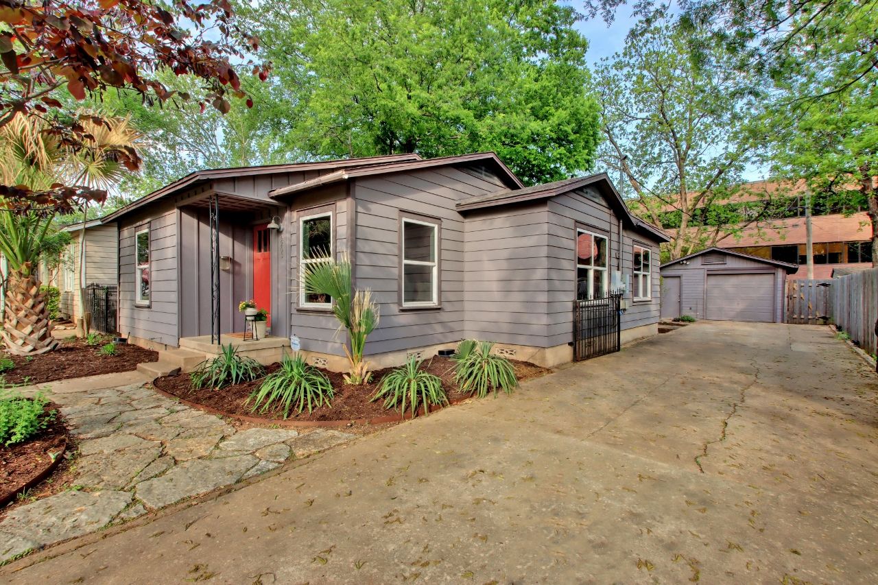 Vibrant cottage for sale in Austin's Rosedale neighborhood