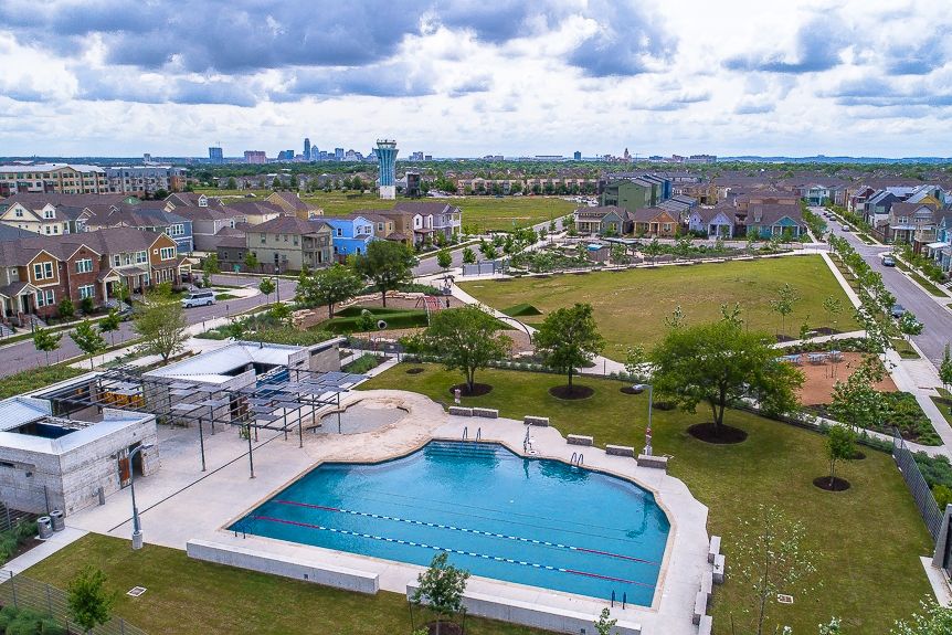 Mueller neighborhood in Austin, Texas