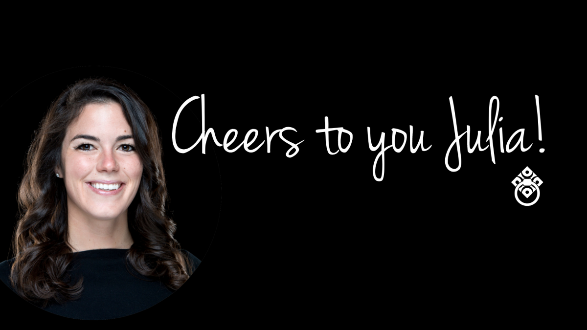 Cheers to YOU, Julia!🥂