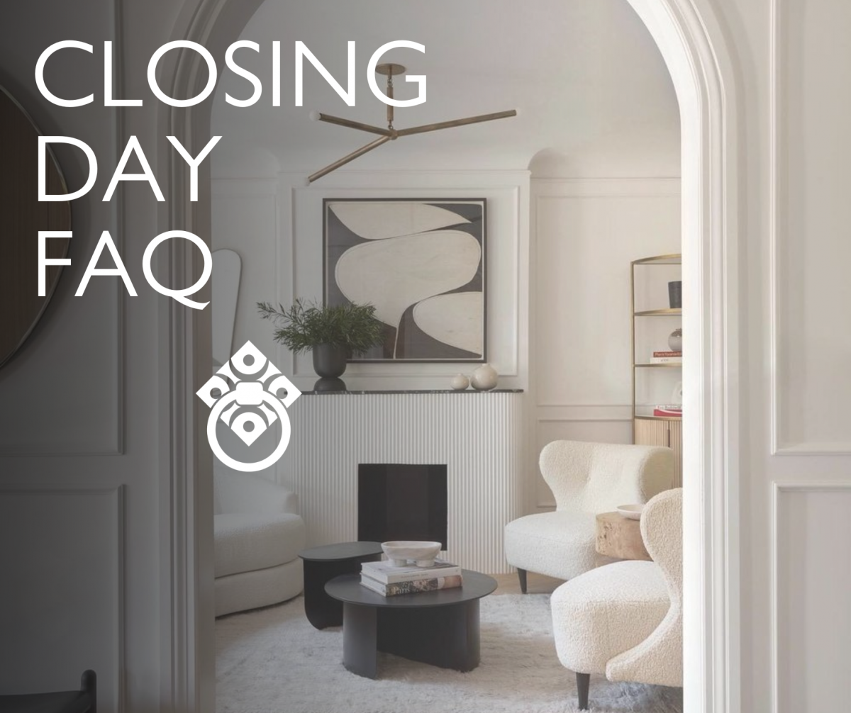 Closing Day Frequently Asked Questions